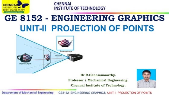 Unit ii projection of points | PDF