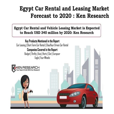 Egypt Car Rental and Leasing Market Forecast to 2020 : Ken Research | PPTX