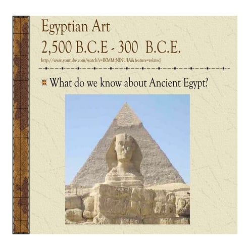Egyptian art | PDF