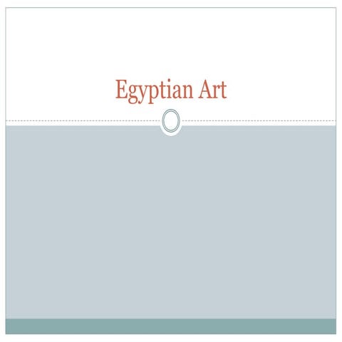 Egyptian art, history and significance of Egyptian art | PDF