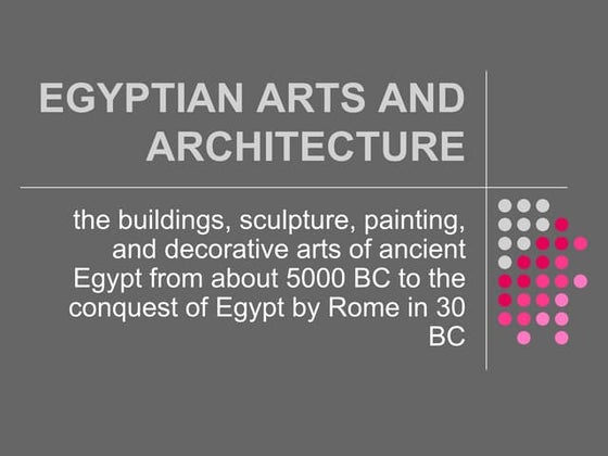 EGYPTIAN ART & ARCHITECTURE | PDF | Body Art | Style & Fashion