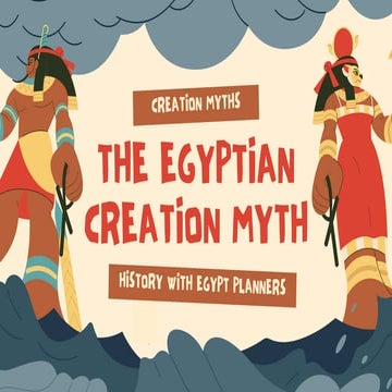 From Chaos to Cosmos: The Egyptian Creation Myth Revealed | PDF | Hinduism | Religion & Spirituality