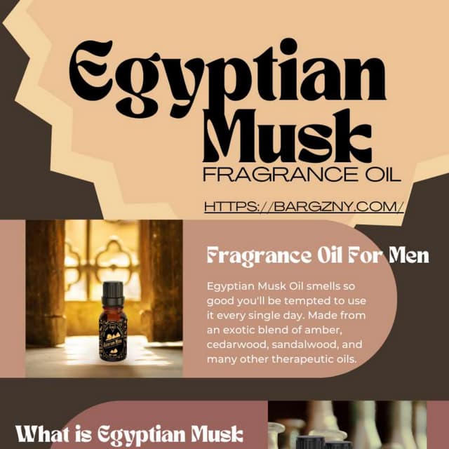 Egyptian Musk fragrance oil for men | PDF