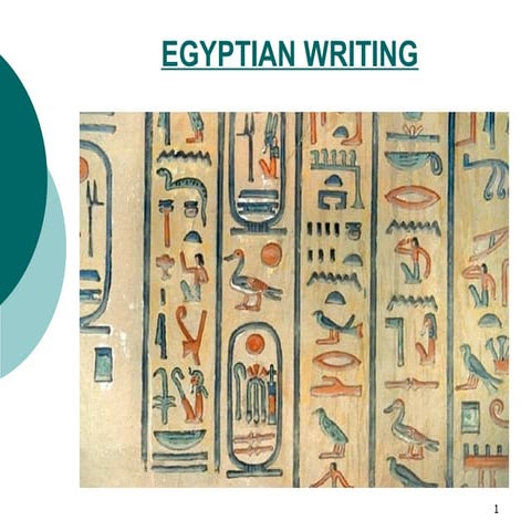 Egyptian writing | PPT
