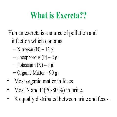 Excreta disposal | PPTX