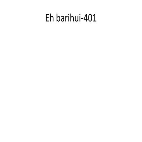 Eh barihui 401 | PPT