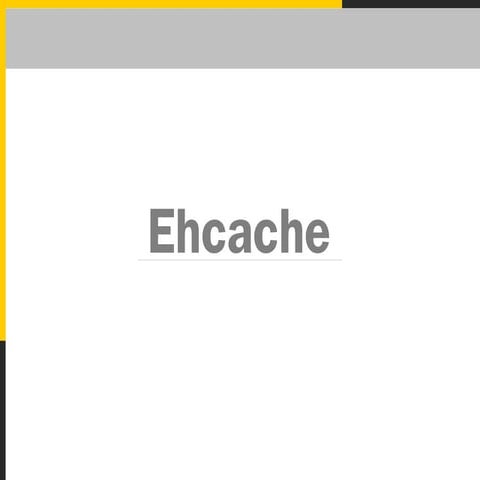 Backend Master | 2.2 Cache - Ehcache | PPT
