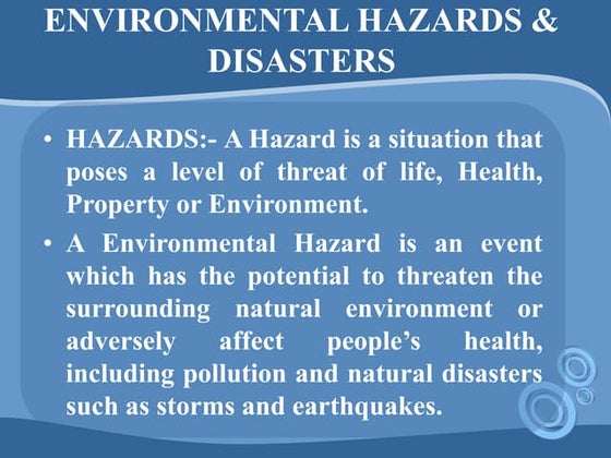 environmental Hazards | PPT