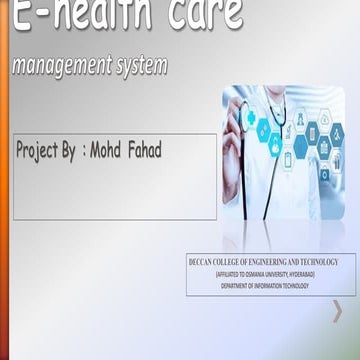 E Health Care Management System (ppt).pptx