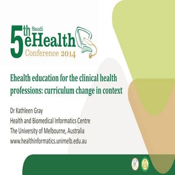 Ehealth education for clinical health professionals | PDF