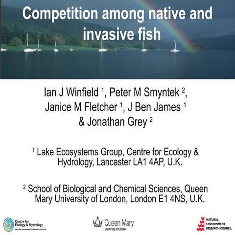 Competition among native and invasive fish | PPT | Zoos & Aquariums ...