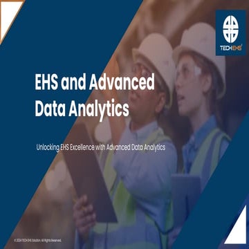 EHS and Advanced Data Analytics | TECH EHS Solution | PPT