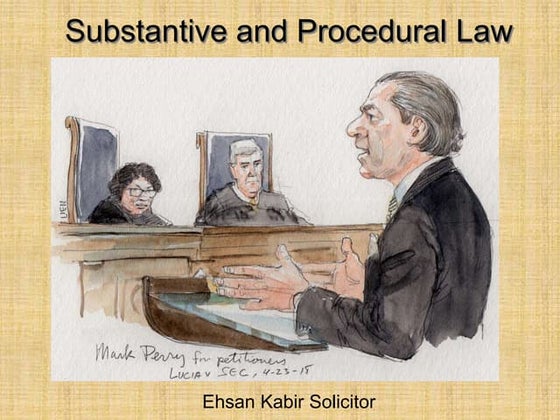 Substantive Law Versus Procedural Law Understanding American criminal ...