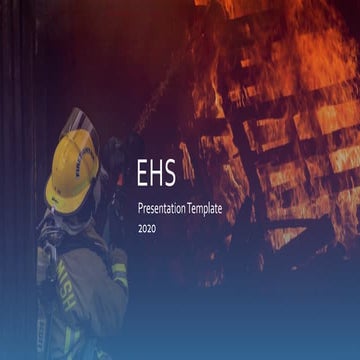 EHS PowerPoint template for training | PPTX