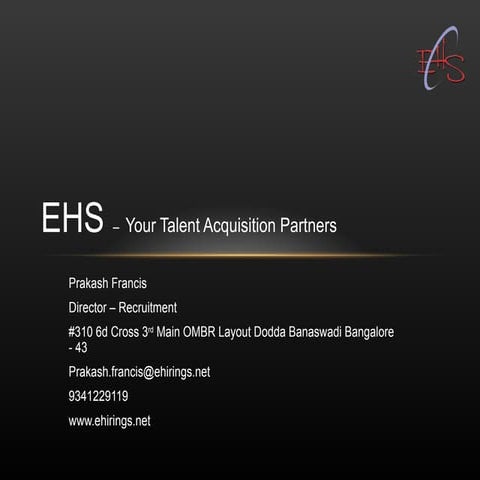 Ehs ppt | PPT