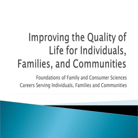 HUSC Body of Knowledge: Family and Consumer Sciences | PPT