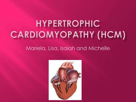 Cardiomyopathy for undergraduates | PPT