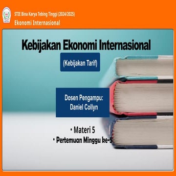 EI-05_Kebijakan Ekonomi Internasional (Kebijakan Tarif).pptx