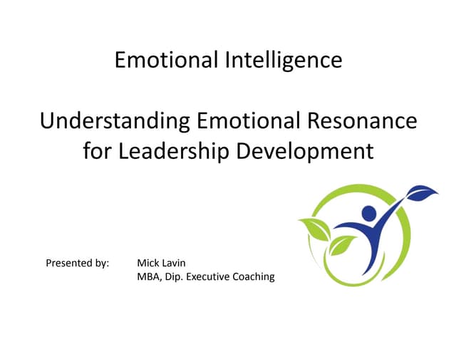 Daniel_Goleman_Emotional_Intelligence_SumitMehta | PPSX
