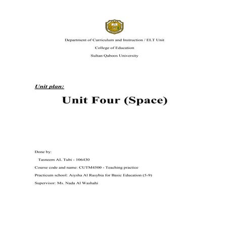 Space unit plan | PDF
