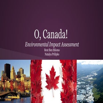 Environmental impact assessment in Canada | PDF