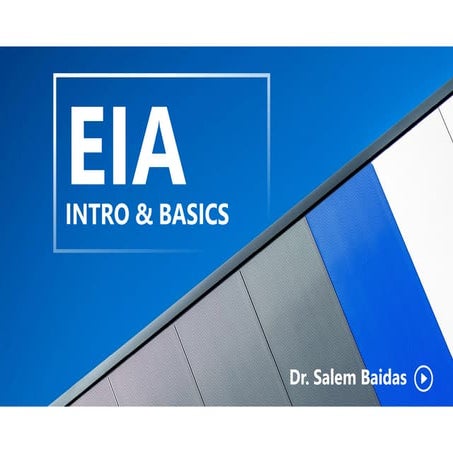 EIA Intro and Basics | PDF