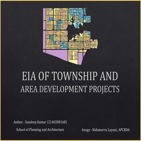 Eia of township and area development projects | PPTX