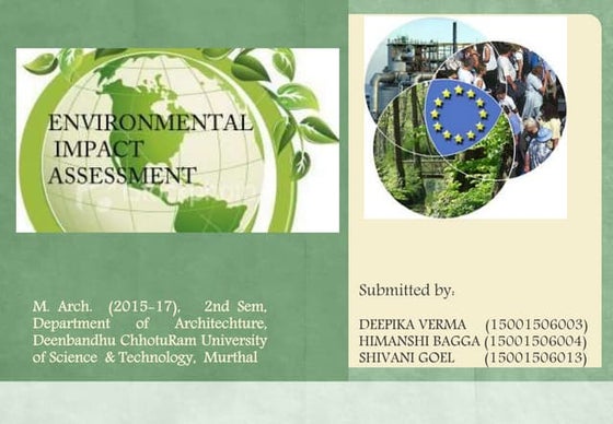 environmental impact assessment | PPT