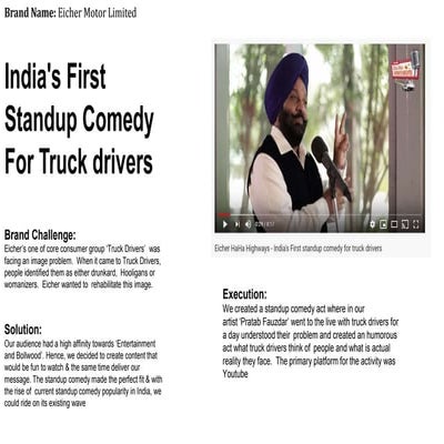 Eicher haha highways | PPTX