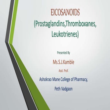Eicosanoids | PPTX