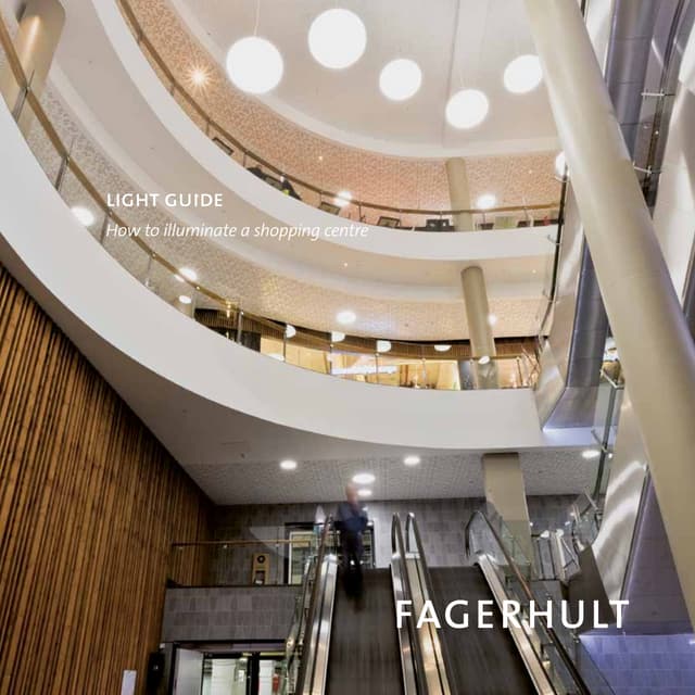 FAGERHULT | LIGHT GUIDE : shopping centre | PDF