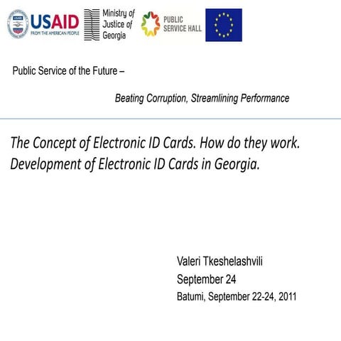 The Concept of Electronic ID Cards. How do they work.Development of Electronic ID Cards in ...