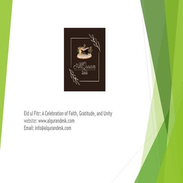 Eid ul Fitr A Celebration of Faith, Gratitude, and Unity.ppt