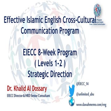 EIECC Academy/Program- Strategic Direction levels 1-2 | PPTX