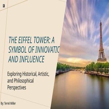 Eifel tower project for Umass global class | PPT