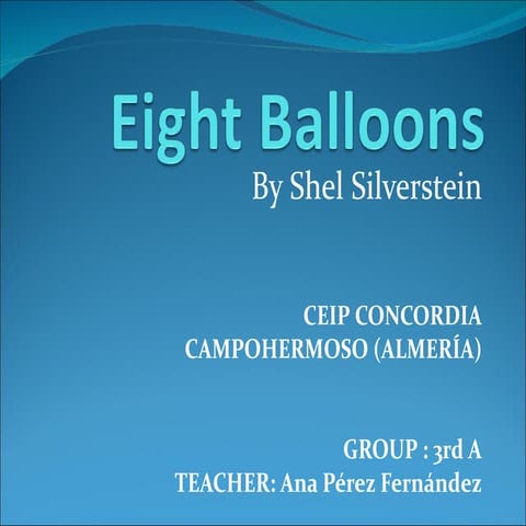 Eight balloons | PPT