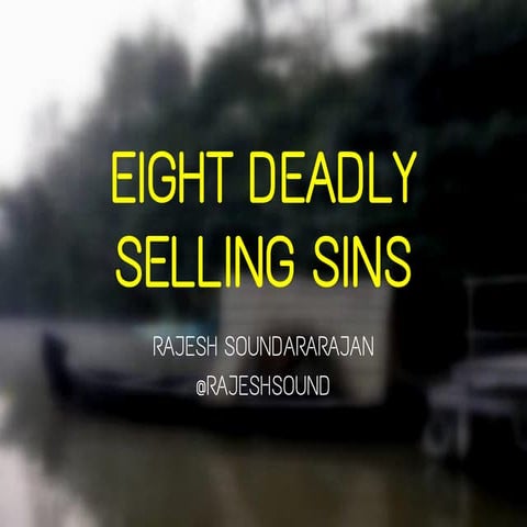 8 Selling Sins | PPT