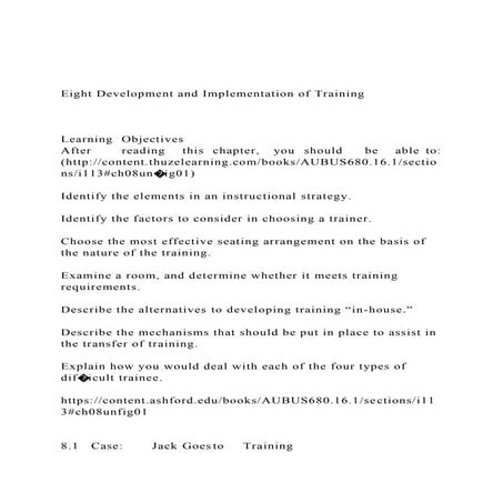 Eight Development and Implementation of TrainingLearni.docx