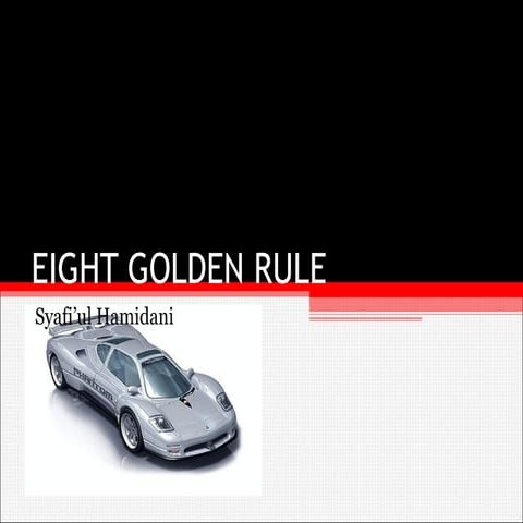 Eight golden rule | PPT