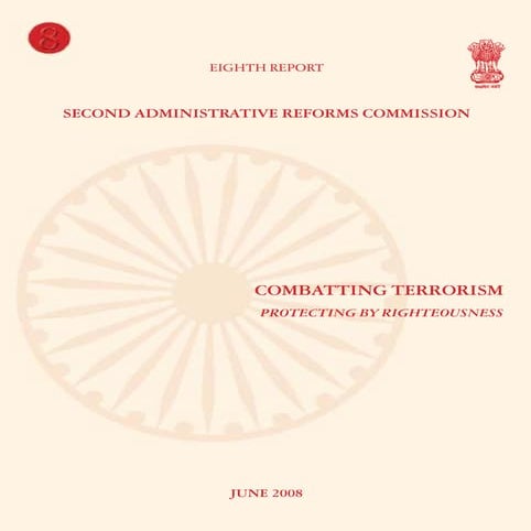 Second ARC (Eighth report) combating terrorism | PDF