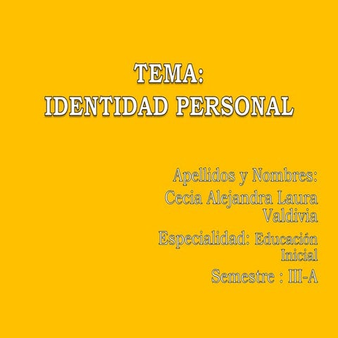 E.i laura valdivia cecia alejandra | PPSX