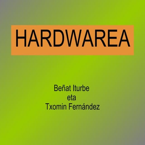 Txomin eta Beñaten aurkezpena | PPT