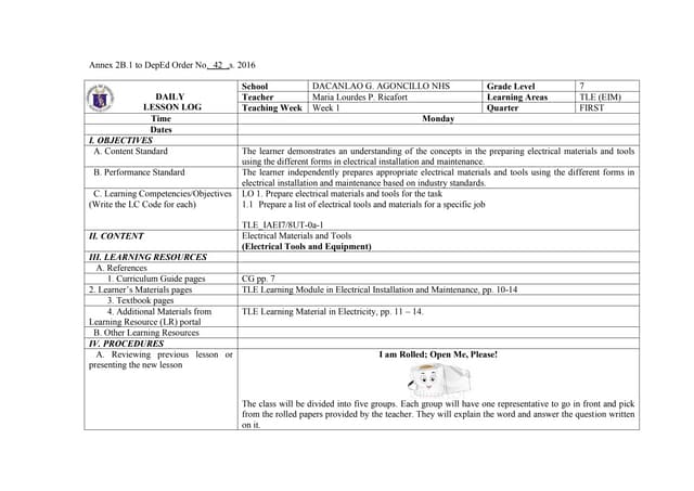 Introduction to Electrical Installation and Maintenance | PPTX