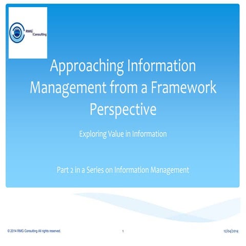 Information Management Framework