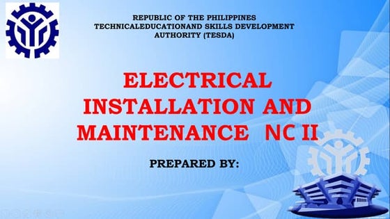 What is electrical installation and maintenance | PPTX