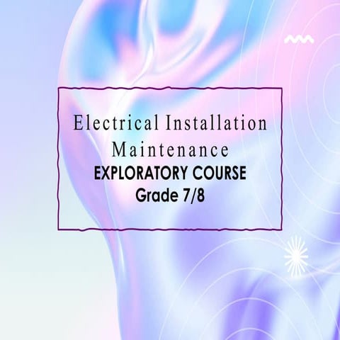 EIM 7/8 Lesson 1: Prepare Electrical Tools and Materials | PPTX