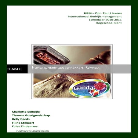 Functioneringsgesprekken (2008) | PPT