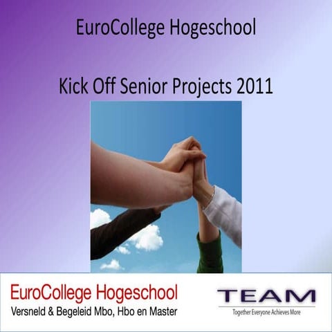 Eind presentatie3kickoff2011 | PPTX