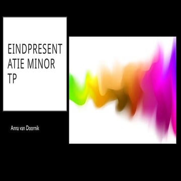 Eindpresentatie TP, een presentatie over mijn voortgang als coach | PPTX