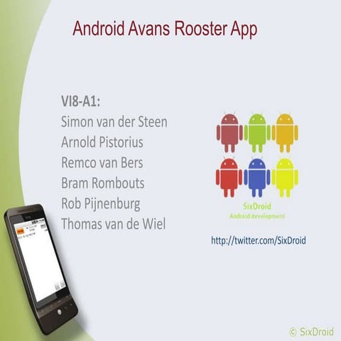 Presentatie avans rooster app | PPTX | Computer Software and ...